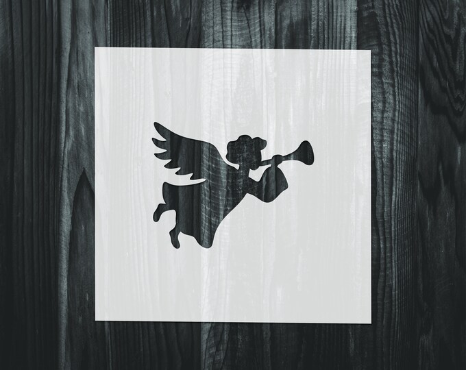 Christmas Shapes Stencil Herald Angel Select Size STCL1549 by Studior12 ...