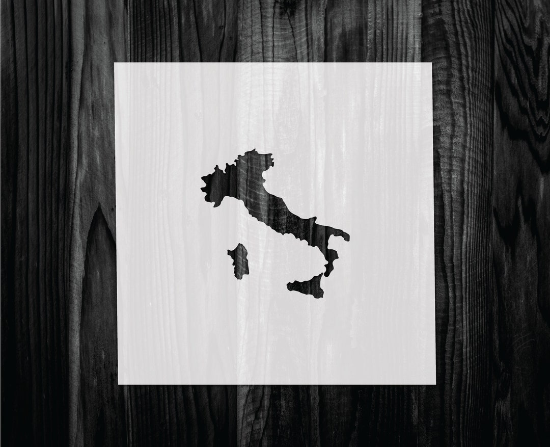 Italy Stencil, Mylar Reusable Stencil, Stencil, FAST SHIPPING - Etsy