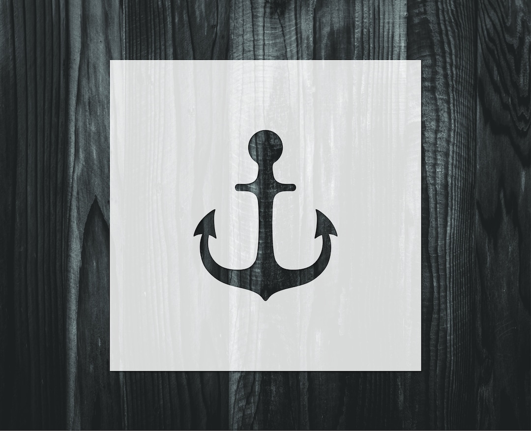 Anchor Stencil, Mylar Reusable Stencil, Stencil, FAST SHIPPING - Etsy