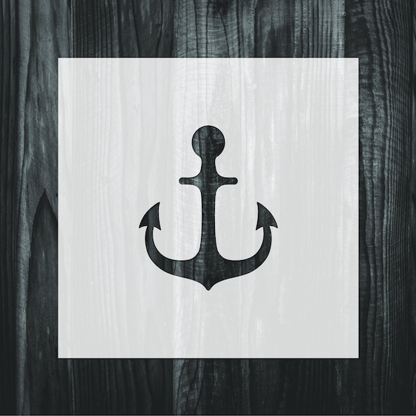 Anchor Stencil - Etsy