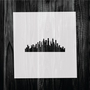 Skyline Stencil, Mylar Reusable Stencil, Stencil, FAST SHIPPING - Etsy