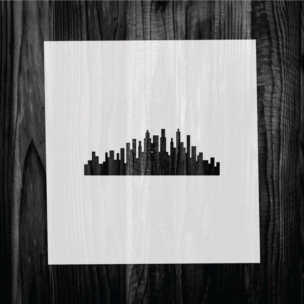 Skyline Stencil - Etsy