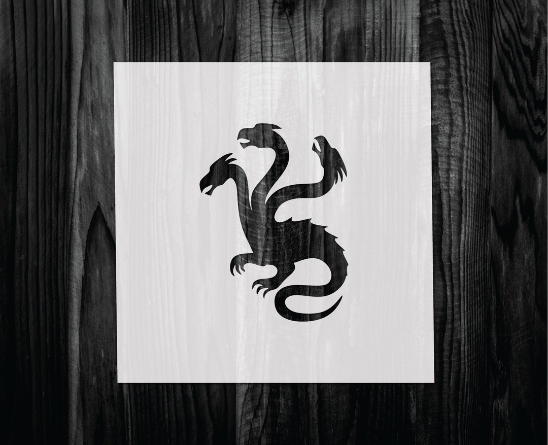Hydra Stencil: Reusable Mylar Template - Etsy