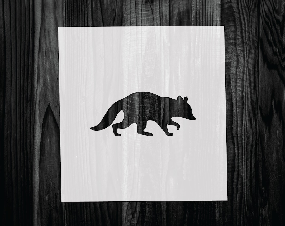 Raccoon Stencil, Mylar Reusable Stencil, Stencil, FAST SHIPPING - Etsy