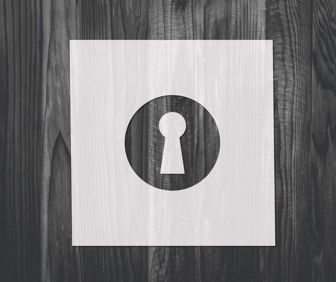 Keyhole Stencil, Mylar Reusable Stencil, Stencil, FAST SHIPPING - Etsy