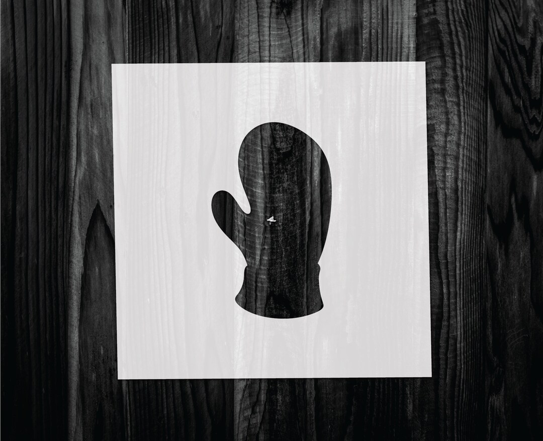 Mitten Stencil, Mylar Reusable Stencil, Stencil, FAST SHIPPING - Etsy