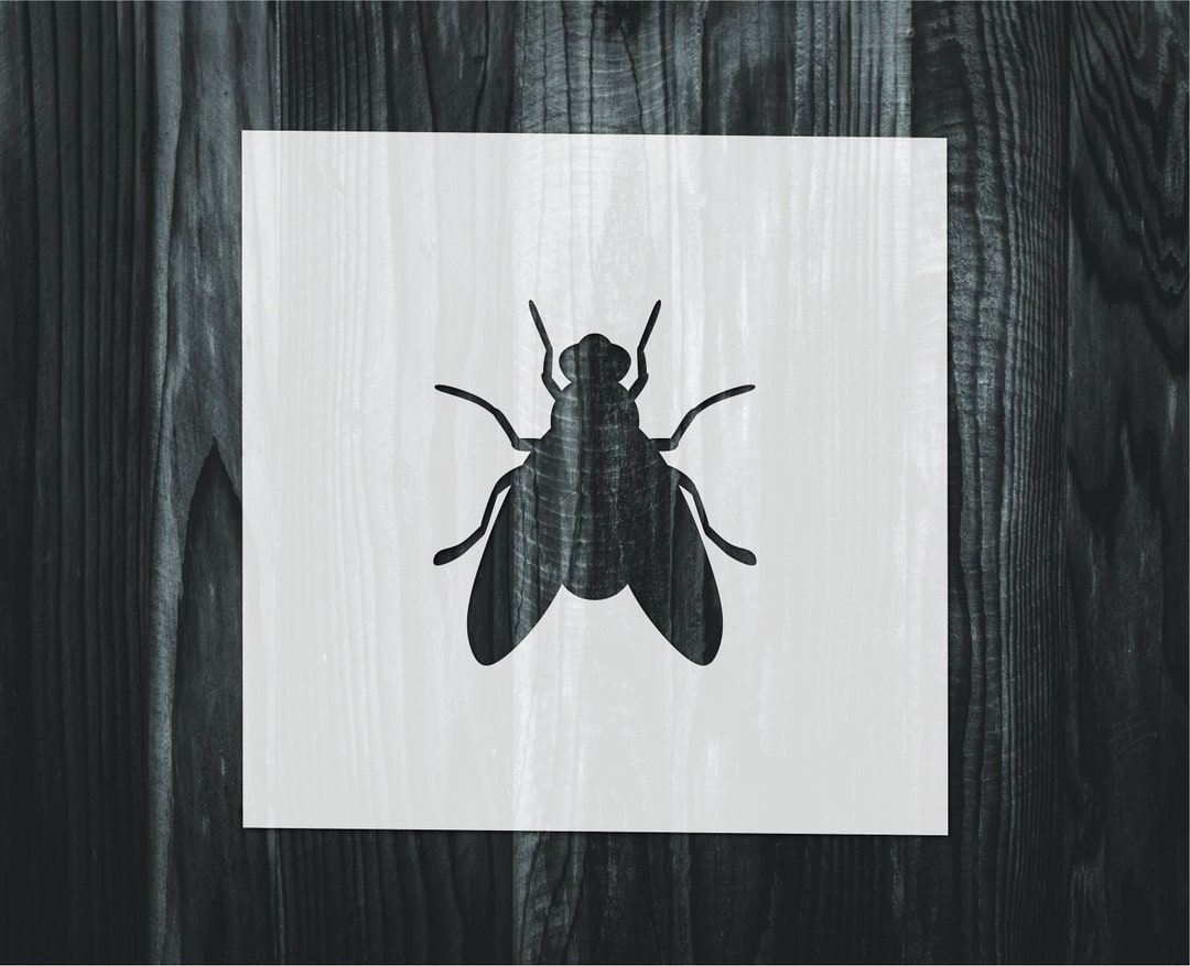 Fly Stencil, Mylar Reusable Stencil, Stencil, FAST SHIPPING - Etsy