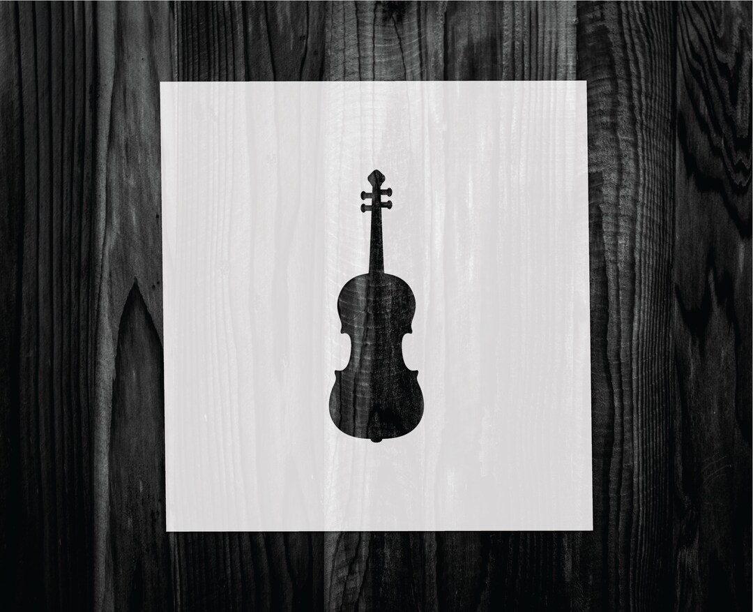Violin Stencil, Mylar Reusable Stencil, Stencil, FAST SHIPPING - Etsy