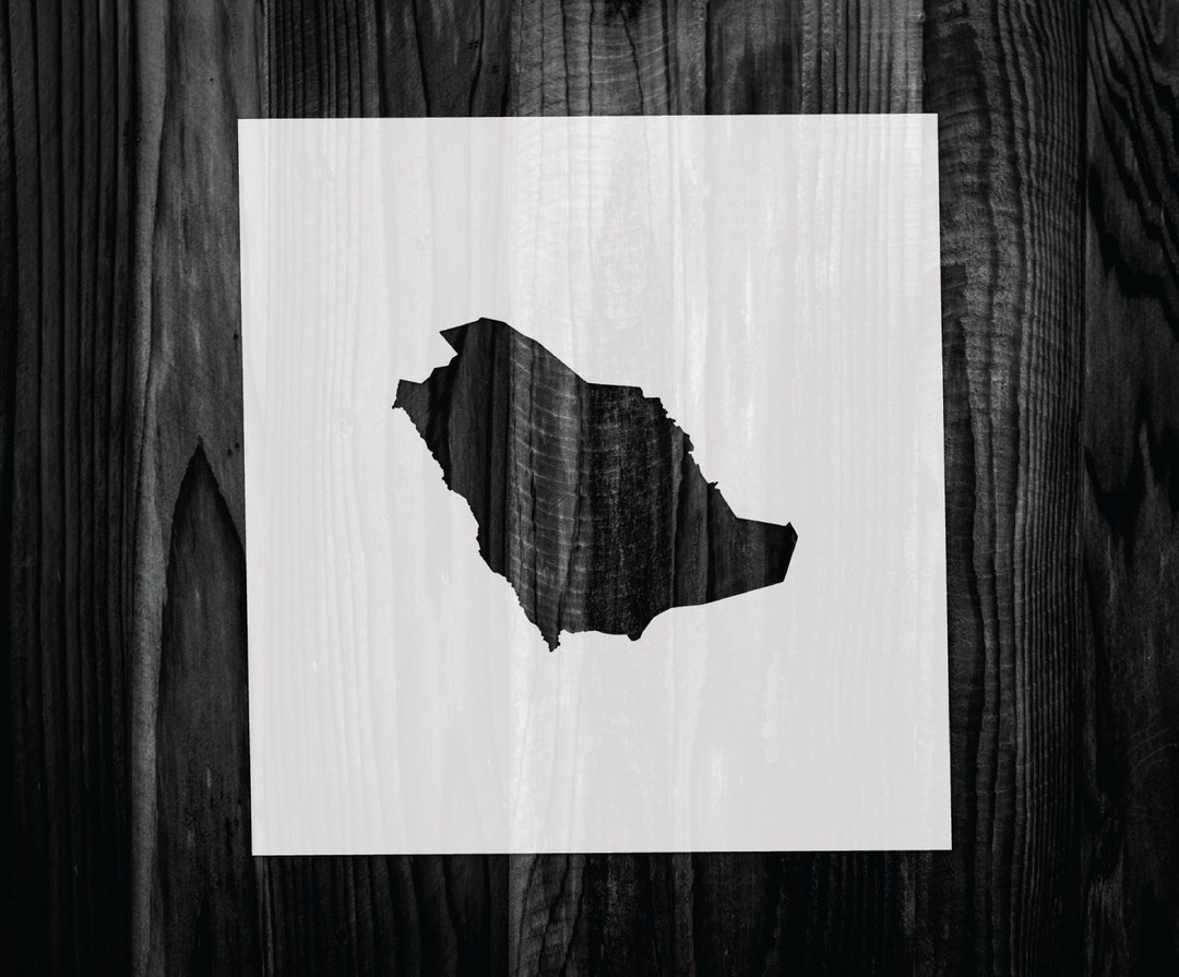 Saudi Arabia Stencil, Mylar Reusable Stencil, Stencil, FAST SHIPPING - Etsy
