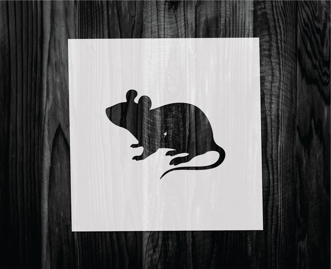 Mouse Stencil, Mylar Reusable Stencil, Stencil, FAST SHIPPING - Etsy