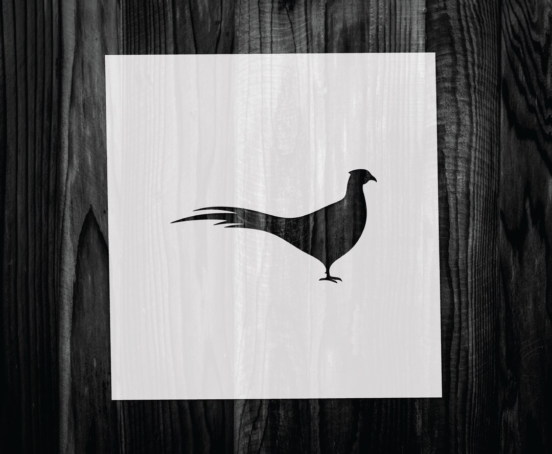 Pheasant Stencil: Reusable Mylar Template - Etsy