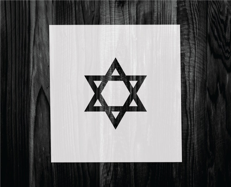 Star of David Stencil, Mylar Reusable Stencil, Stencil, FAST SHIPPING ...