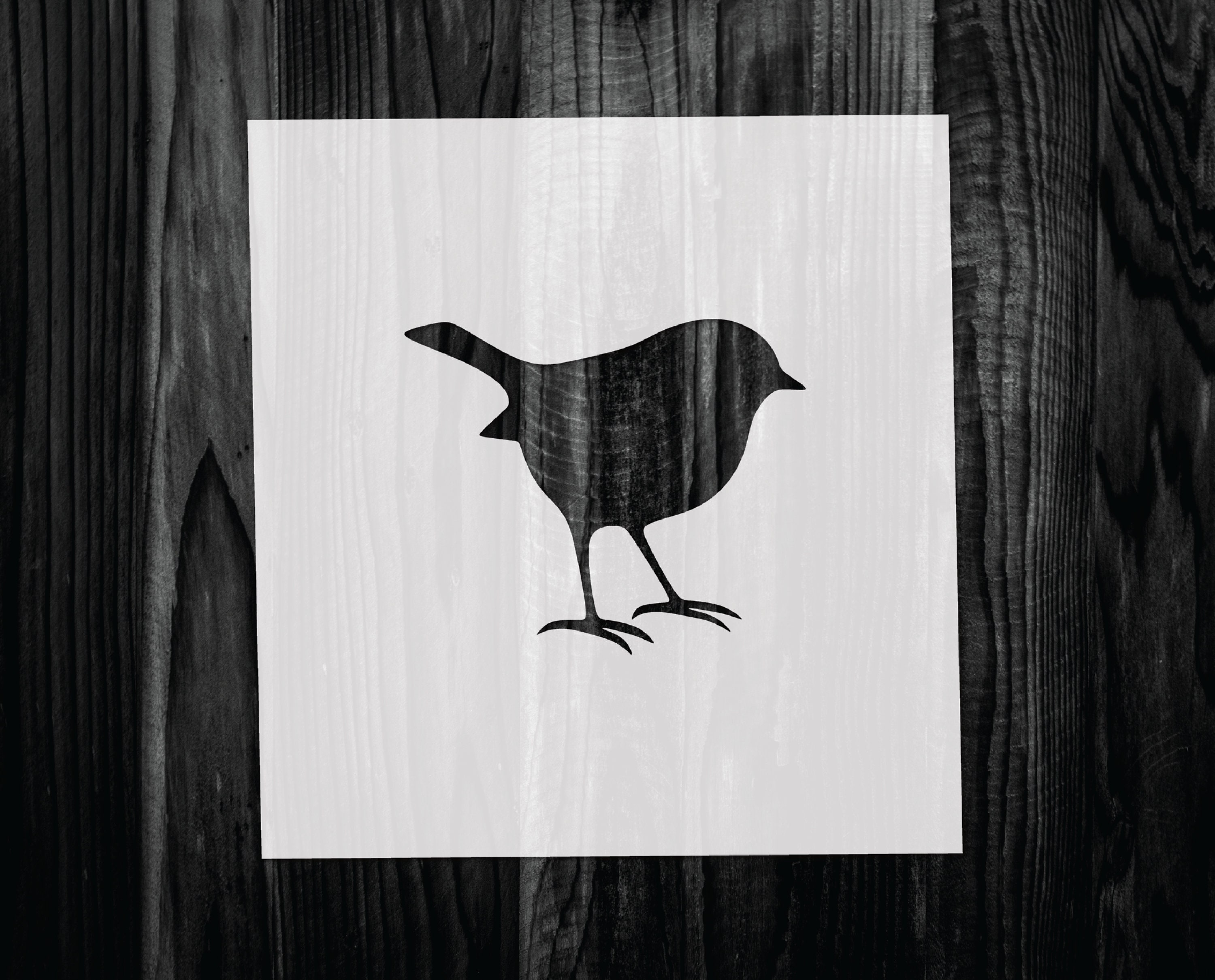 Robin Symbol Stencil