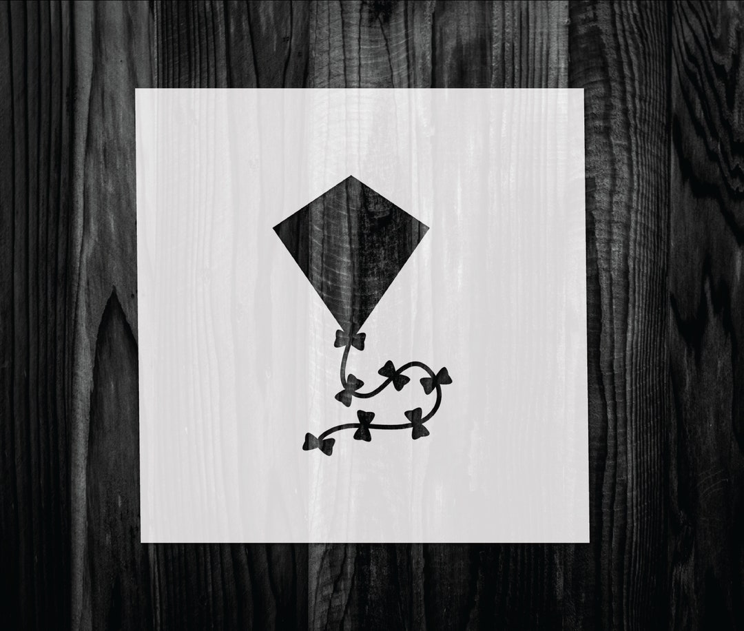 Kite Stencil, Mylar Reusable Stencil, Stencil, FAST SHIPPING - Etsy