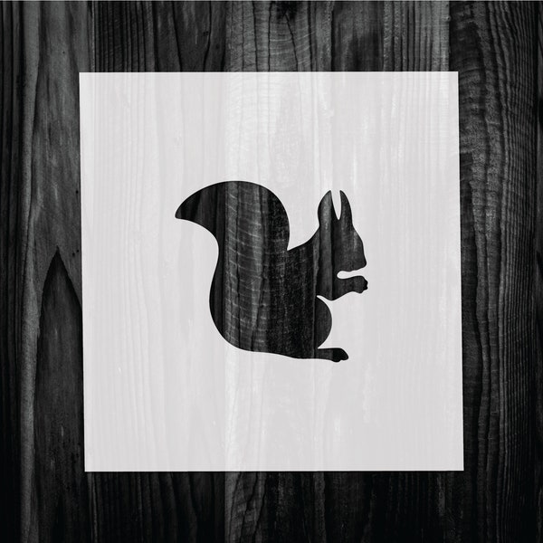 Squirrel Stencil - Etsy
