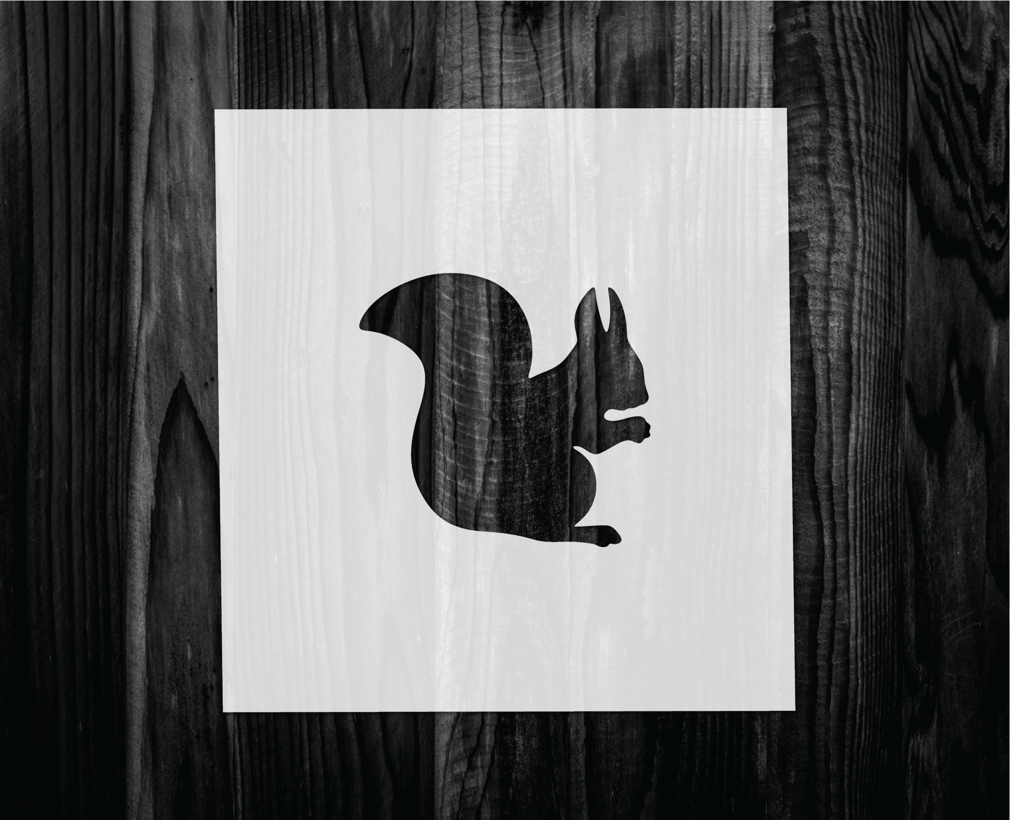 Squirrel Stencil Mylar Reusable Stencil Stencil FAST - Etsy