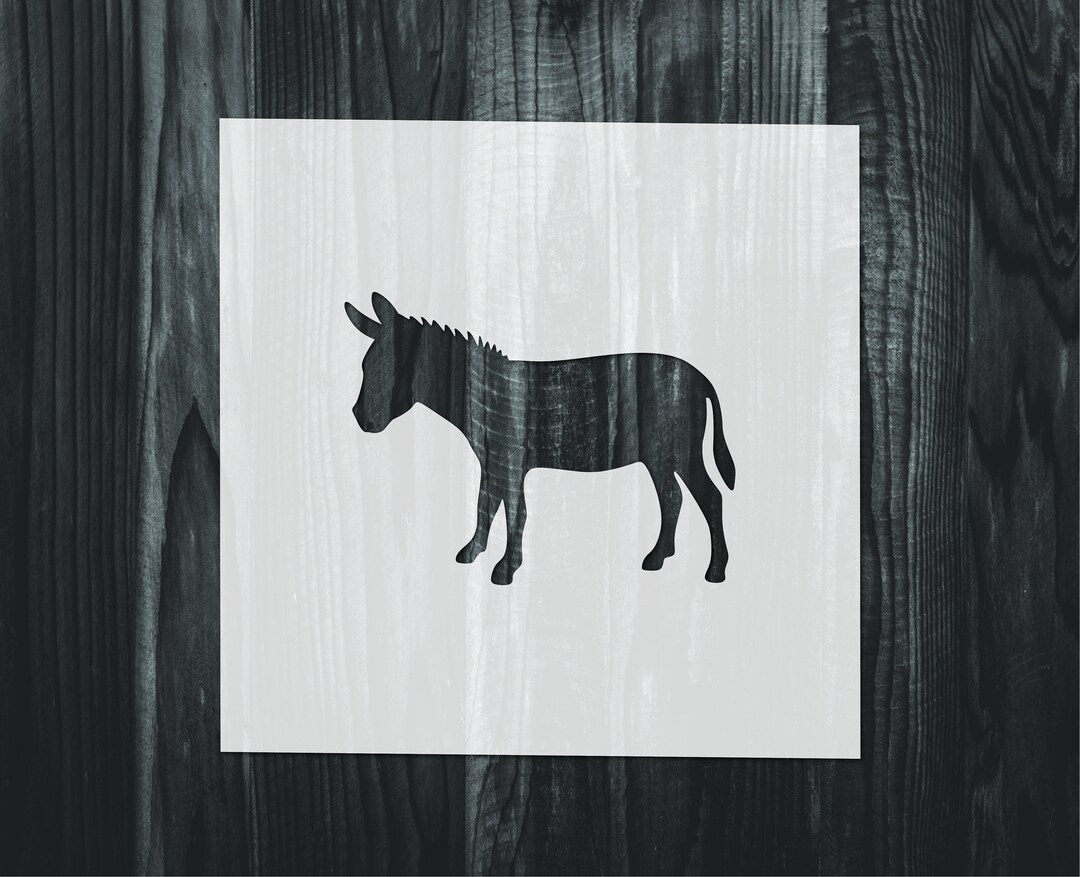 Donkey Stencil, Mylar Reusable Stencil, Stencil, FAST SHIPPING - Etsy