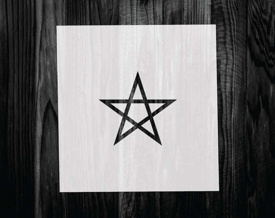 Pentagram Stencil, Mylar Reusable Stencil, Stencil, FAST SHIPPING - Etsy