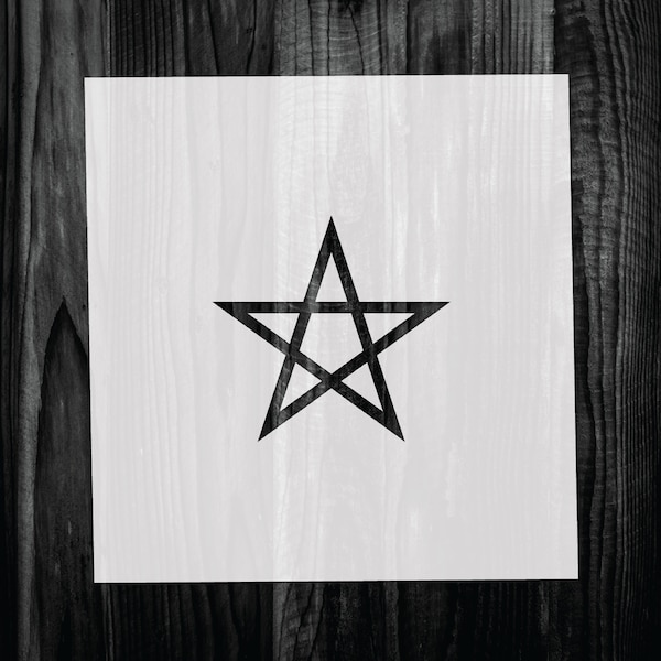 Pentagram Stencil - Etsy