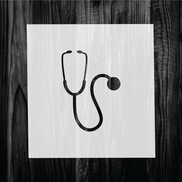 Stethoscope Stencil - Etsy