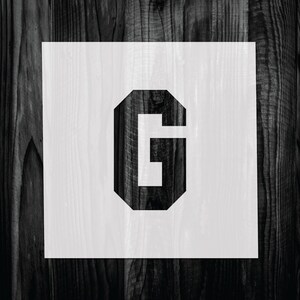 Letter G Stencil, Mylar Reusable Stencil, Stencil, FAST SHIPPING - Etsy