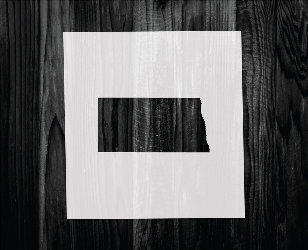 North Dakota Stencil, Mylar Reusable Stencil, Stencil, FAST SHIPPING - Etsy