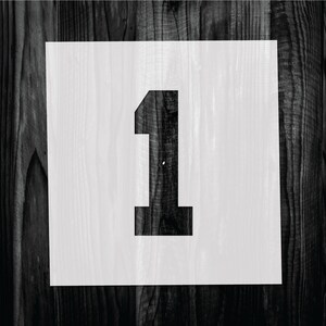 Number 1 Stencil, Mylar Reusable Stencil, Stencil, FAST SHIPPING - Etsy