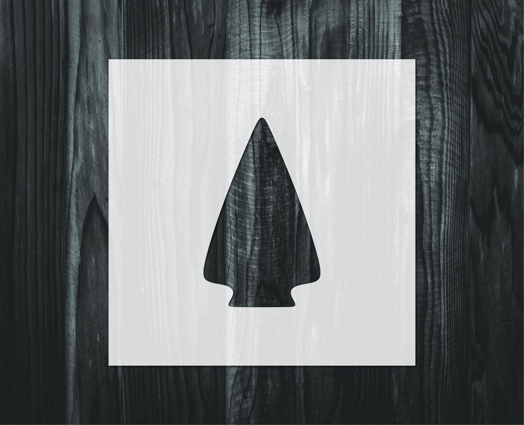 Arrowhead Stencil, Mylar Reusable Stencil, Stencil, FAST SHIPPING - Etsy