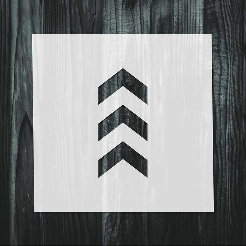 Chevron Stencil - Etsy