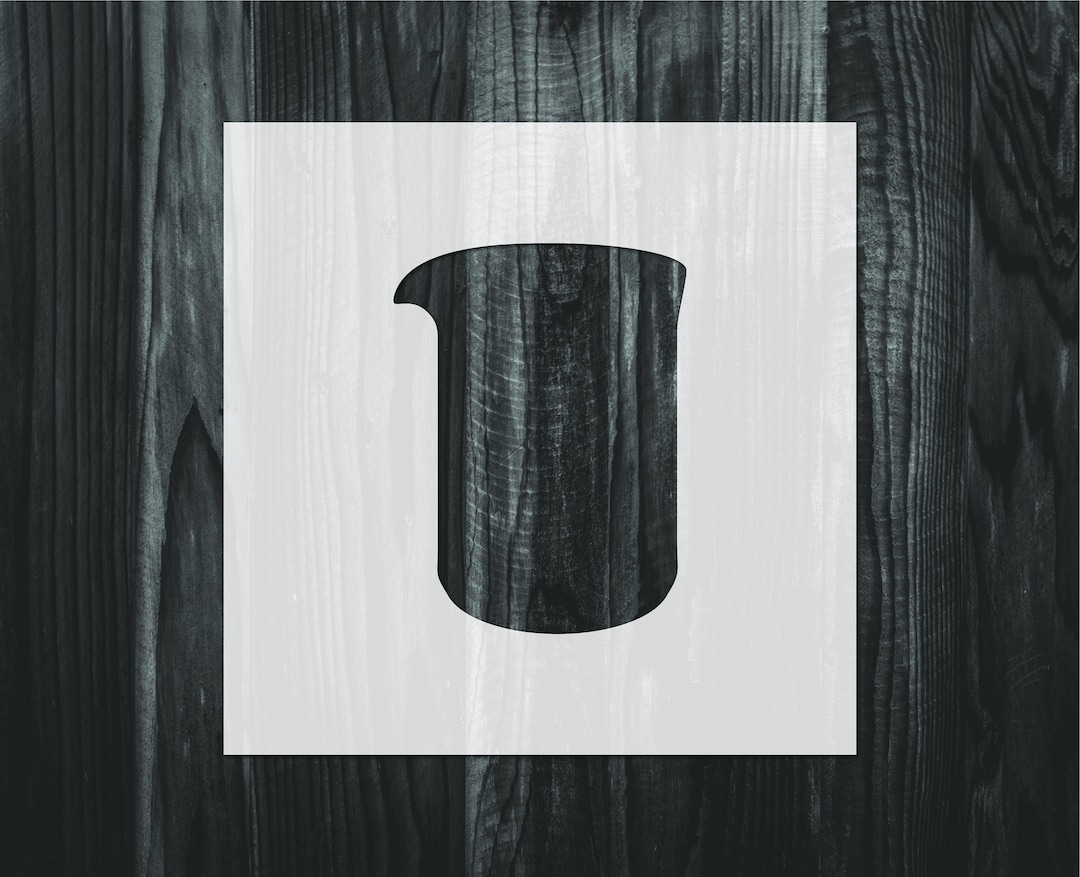 Beaker Stencil, Mylar Reusable Stencil, Stencil, FAST SHIPPING - Etsy