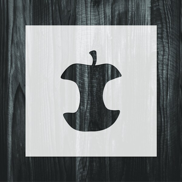 Apple Core Template - Etsy