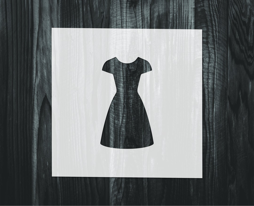 Dress Stencil, Mylar Reusable Stencil, Stencil, FAST SHIPPING - Etsy