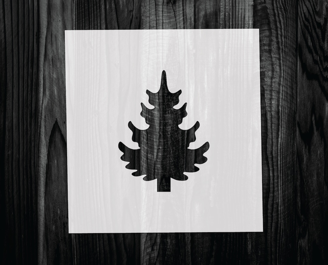 Pine Tree Stencil, Mylar Reusable Stencil, Stencil, FAST SHIPPING - Etsy