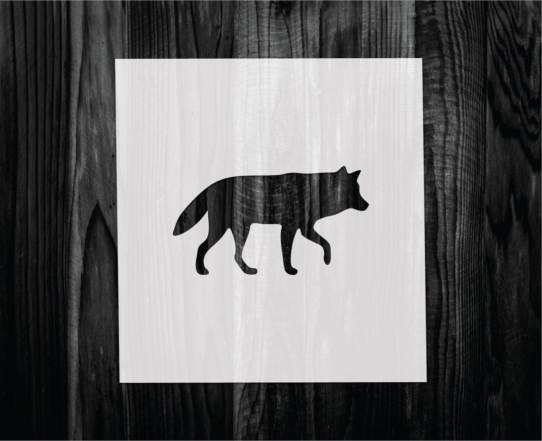Wolf Stencil, Mylar Reusable Stencil, Stencil, FAST SHIPPING - Etsy