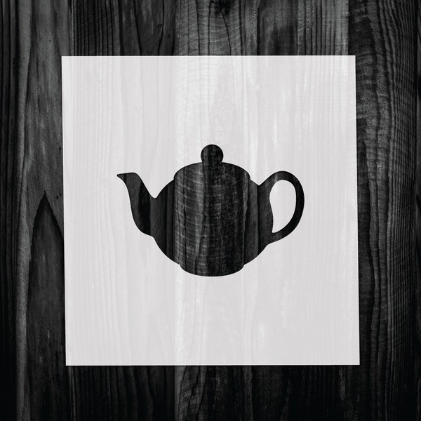 Stencil Teapot - Etsy