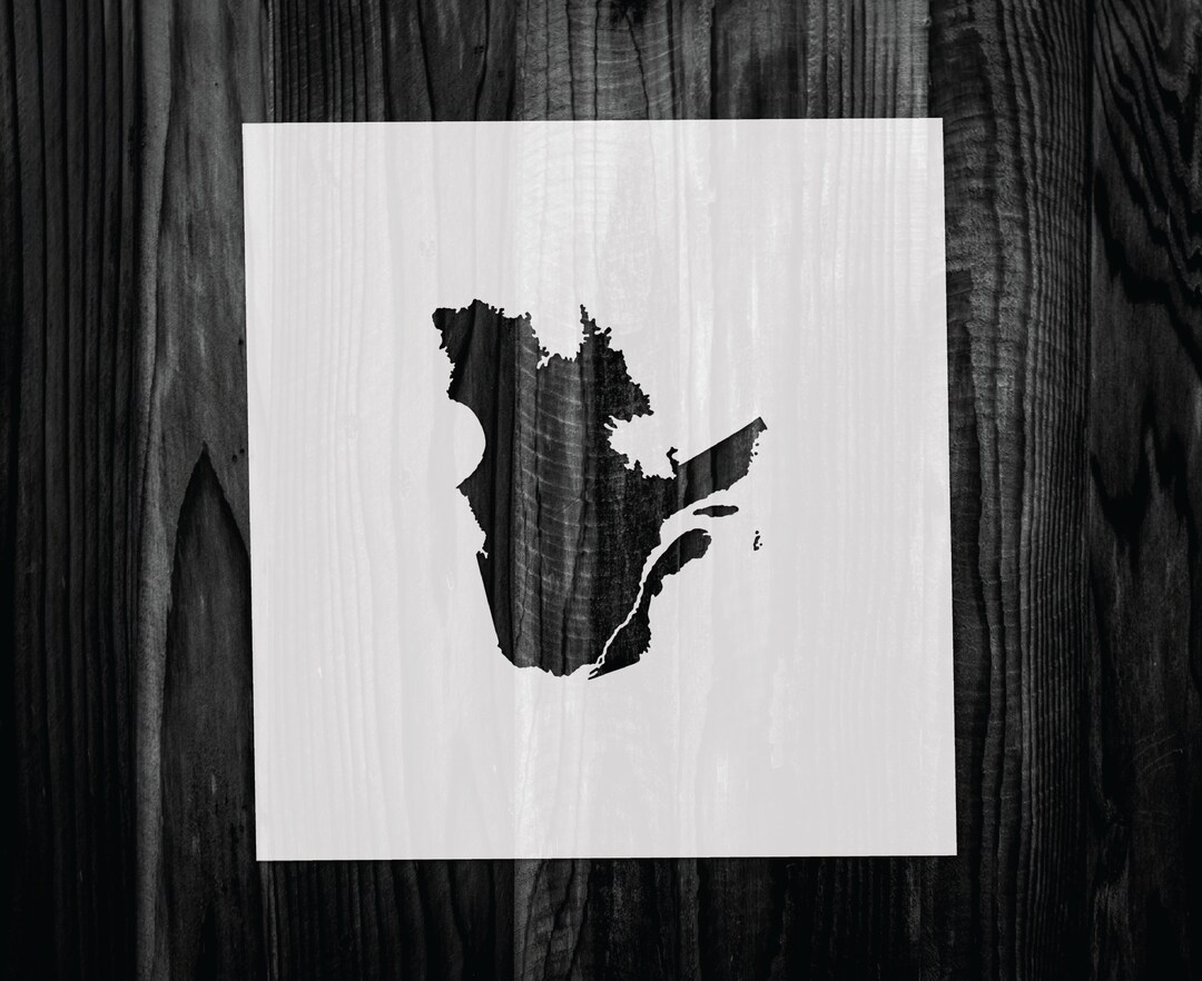 Quebec Stencil, Mylar Reusable Stencil, Stencil, FAST SHIPPING - Etsy