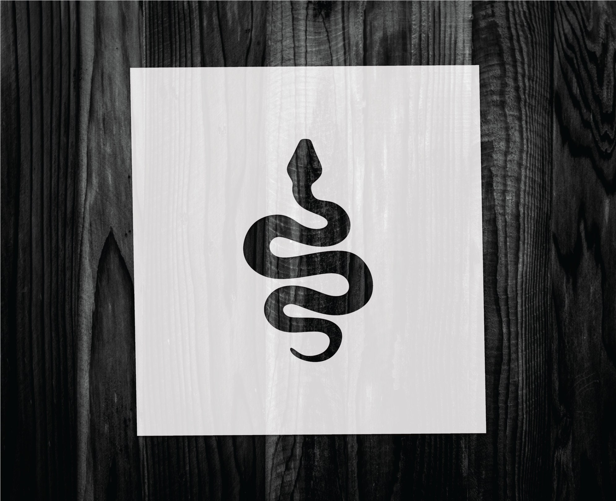 Snake Stencil Mylar Reusable Stencil Stencil FAST SHIPPING - Etsy