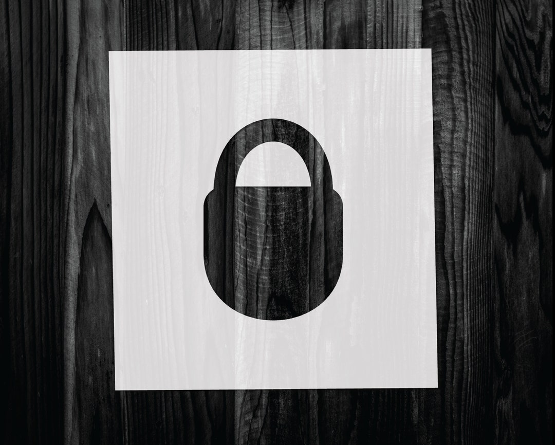 Padlock Stencil, Mylar Reusable Stencil, Stencil, FAST SHIPPING - Etsy