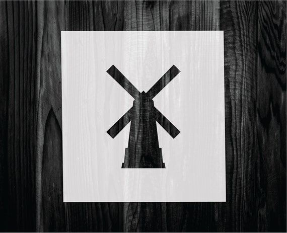 Windmill Stencil