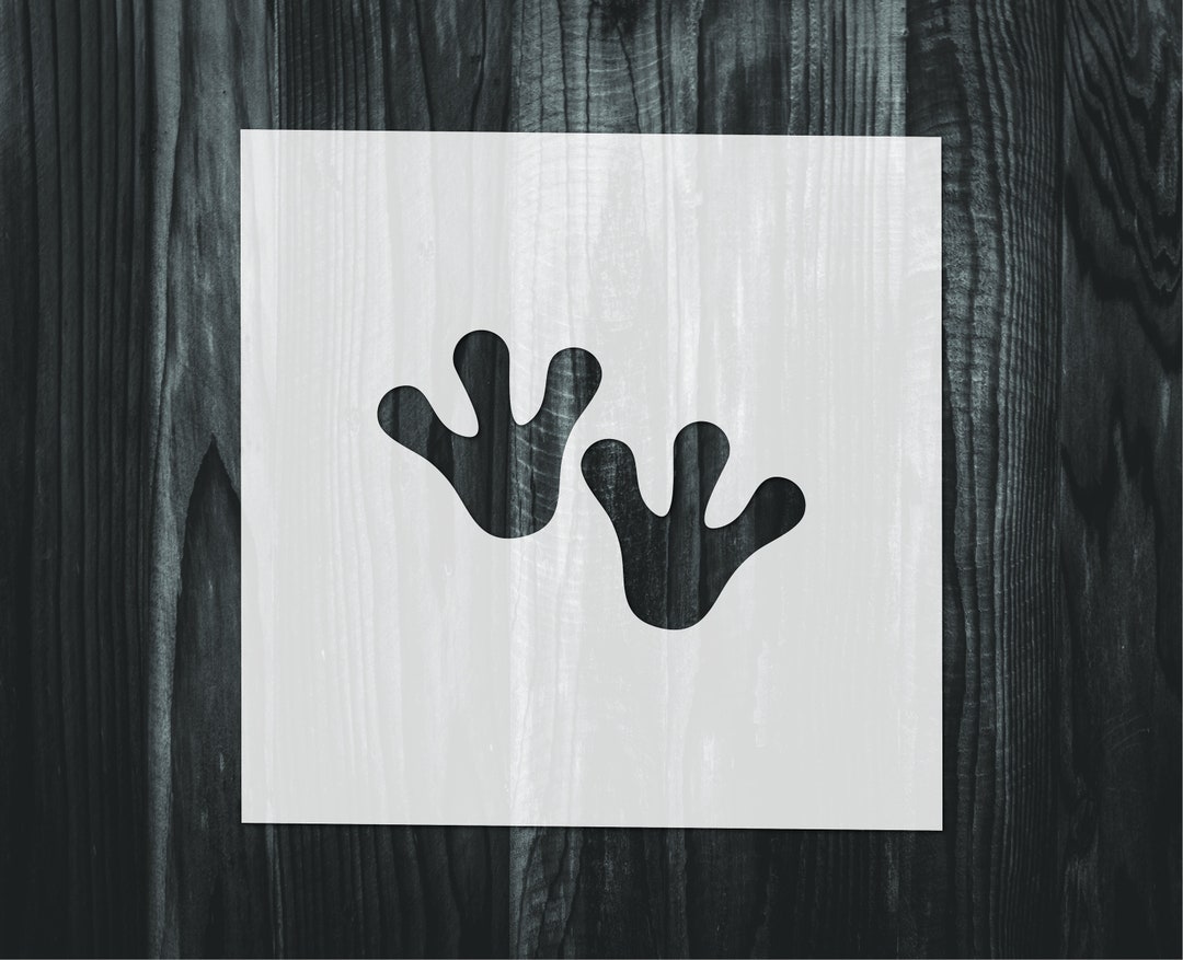 Frog Feet Stencil, Mylar Reusable Stencil, Stencil, FAST SHIPPING - Etsy