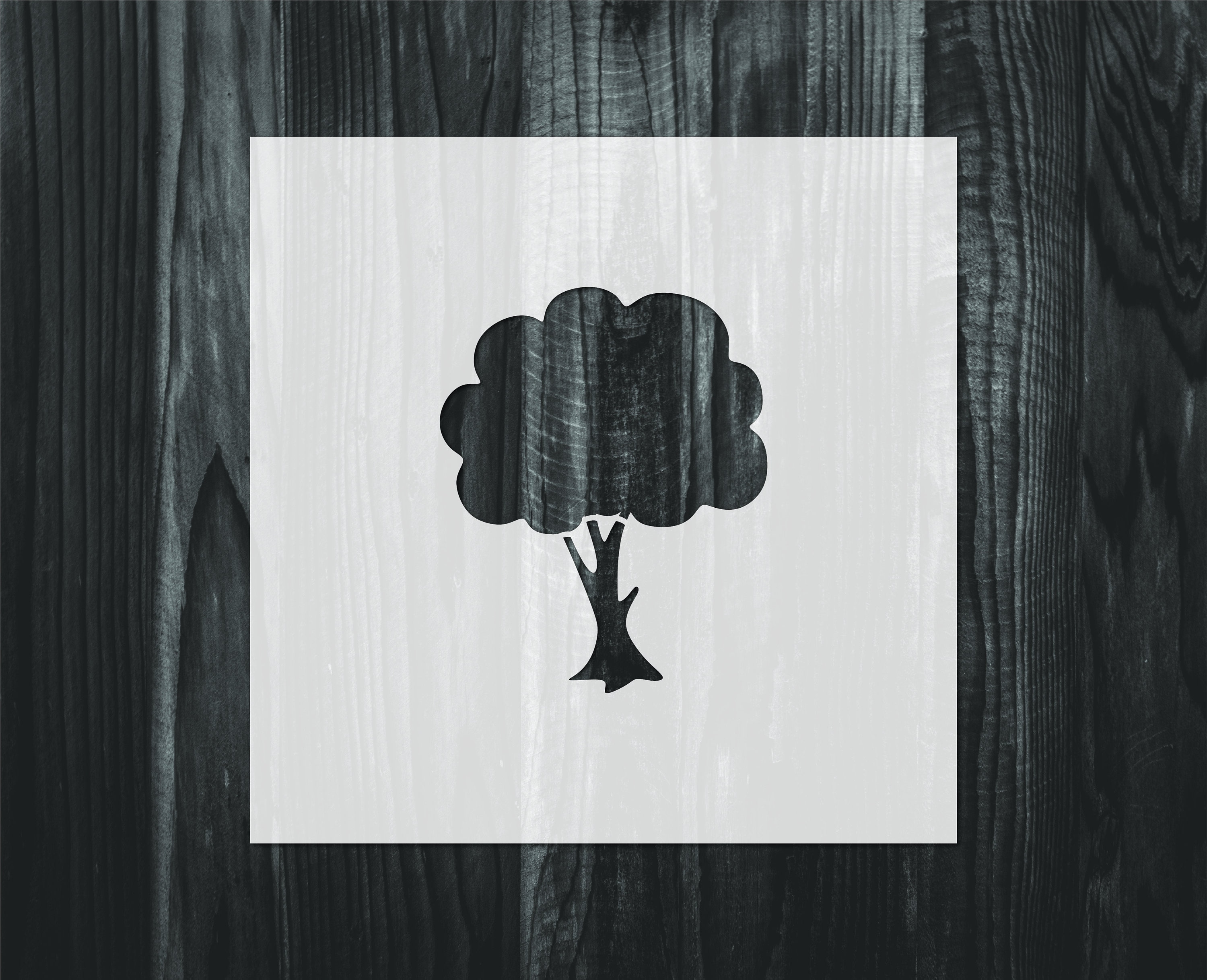 Apple Tree stencil Mylar reusable stencil Stencil FAST | Etsy