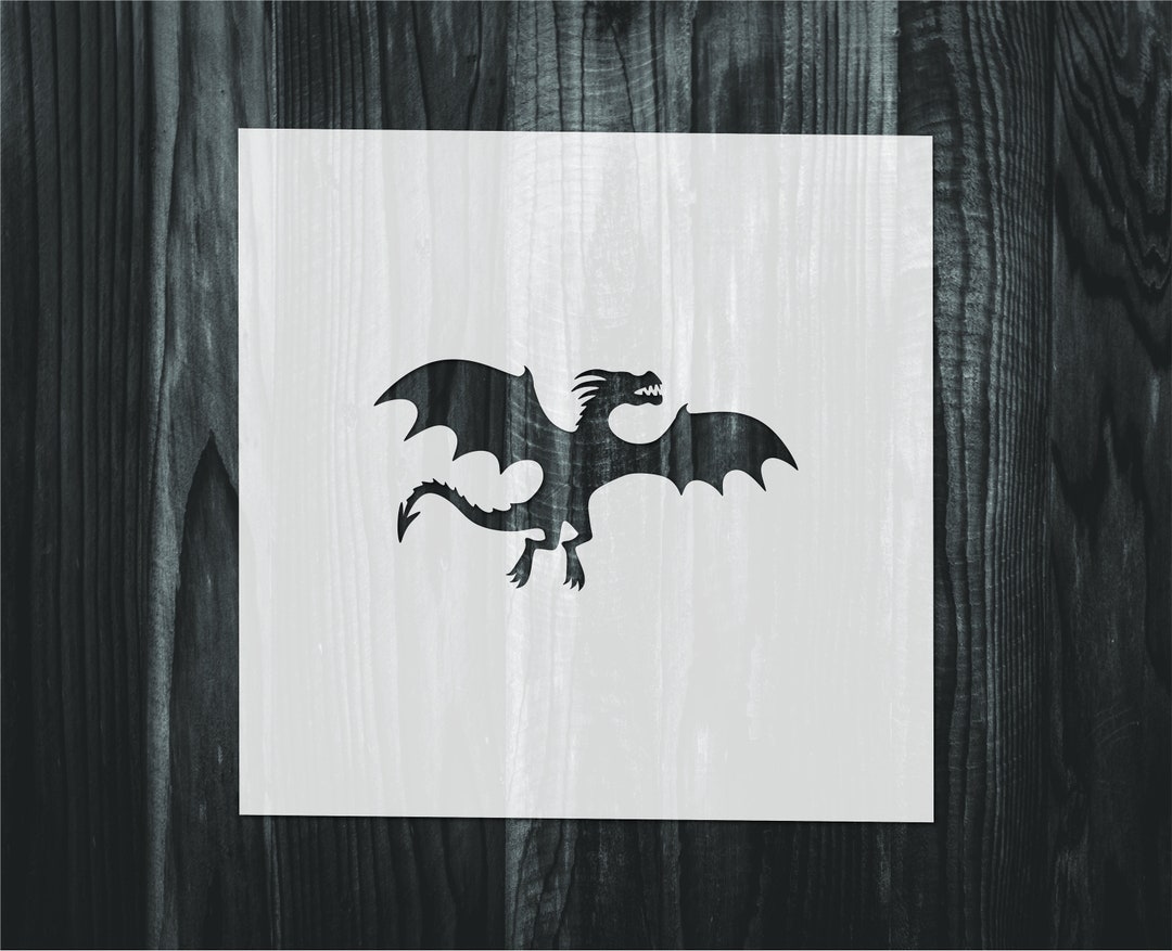 Flying Dragon Stencil, Mylar Reusable Stencil, Stencil, FAST SHIPPING - Etsy