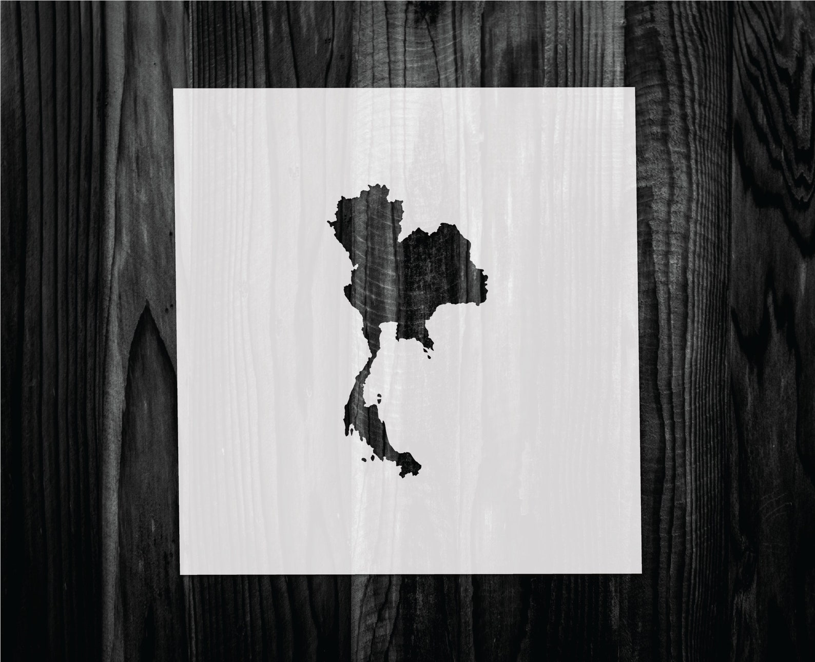 Thailand Map Stencil: Reusable Mylar Template - Etsy