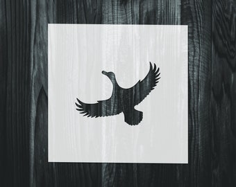 Flying Duck Stencil - Etsy
