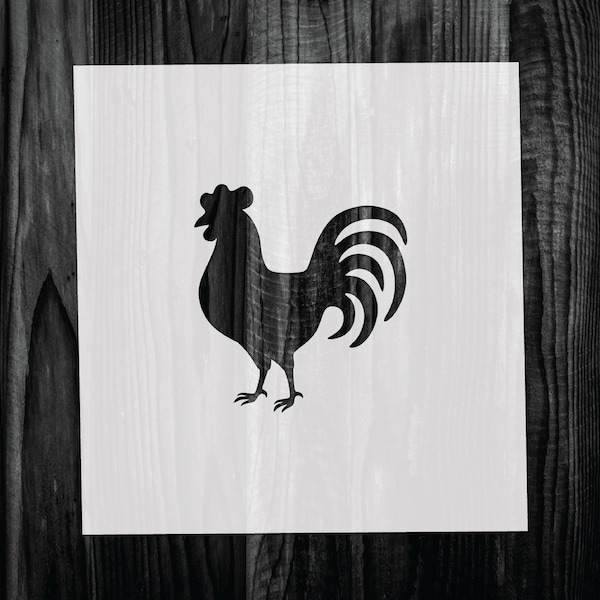 Rooster Stencil - Etsy