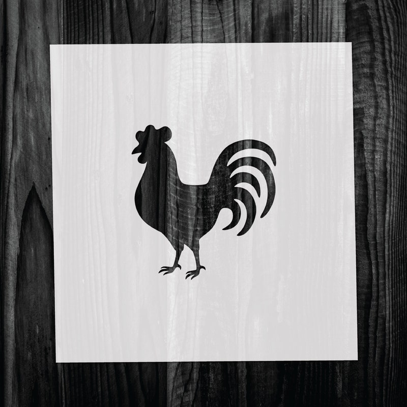 Rooster Stencil - Etsy