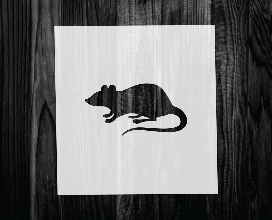 Rat Stencil, Mylar Reusable Stencil, Stencil, FAST SHIPPING - Etsy