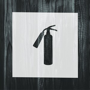 Fire Extinguisher Stencil, Mylar Reusable Stencil, Stencil, FAST ...