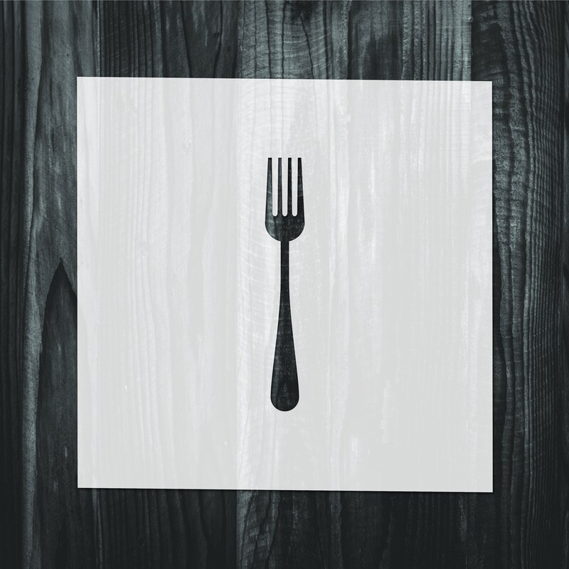 Fork Stencils - Etsy