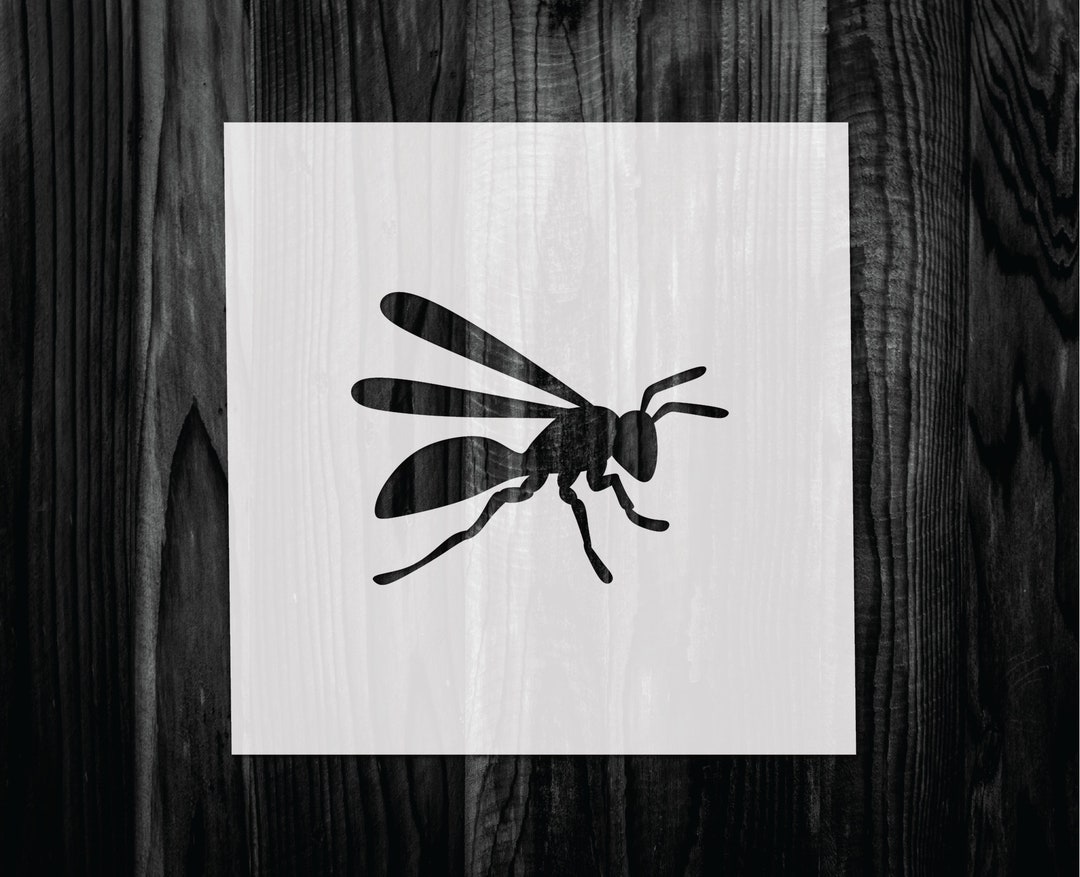 Hornet Stencil: Reusable Mylar Craft Template - Etsy